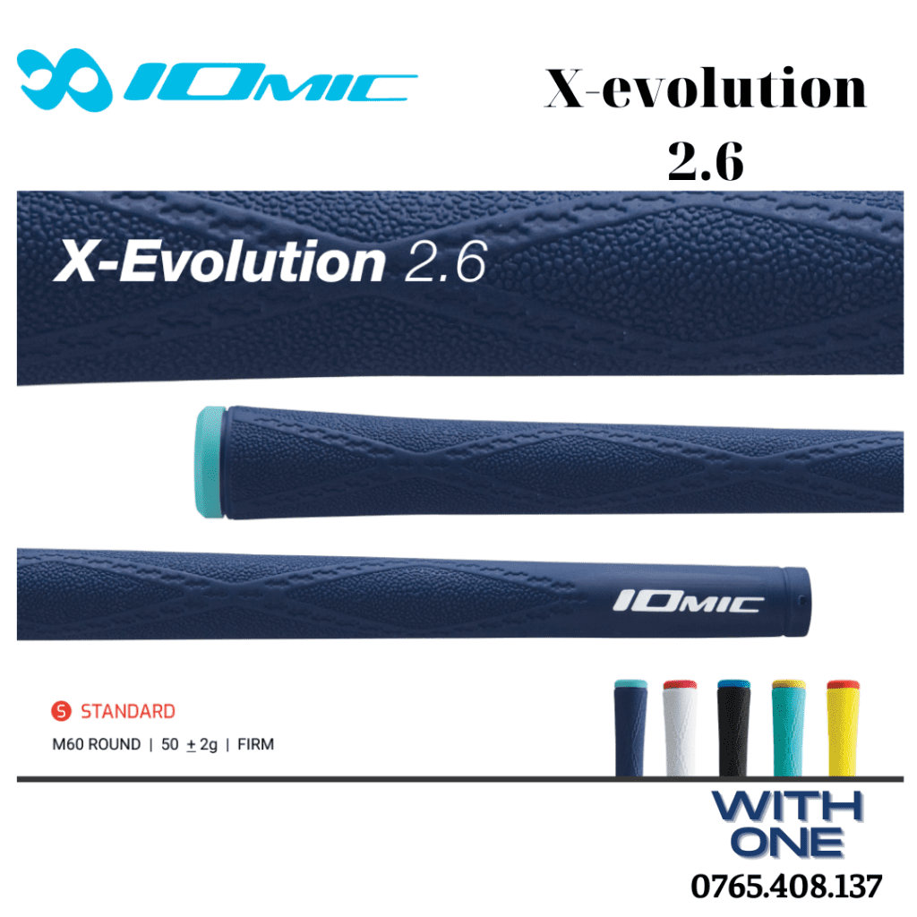 Tay nắm gậy IOmic X-Evolution 2.6 - withonegolf.com
