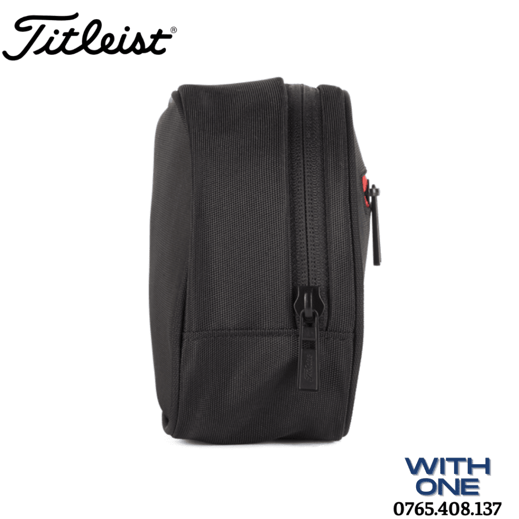 Túi cầm tay TITLEIST PLAYERS DOPP KIT BLACK/RED - TA20PDK-06 ...