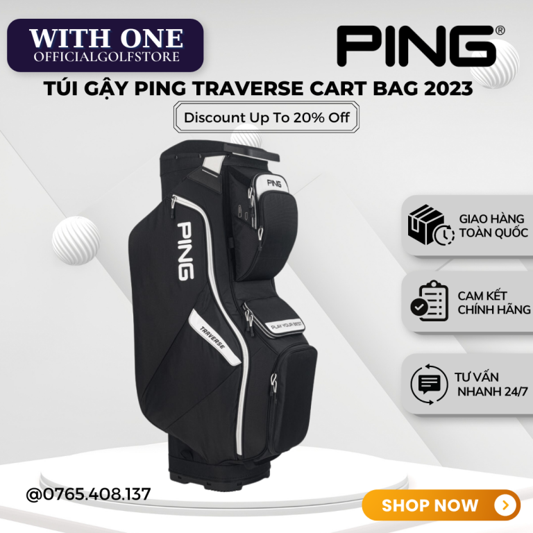 Túi gậy golf Ping TRAVERSE CART BAG - withonegolf.com