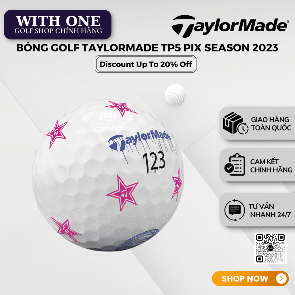 Banh golf Taylormade TP5 PIX Seasonstart [2023] - withonegolf.com